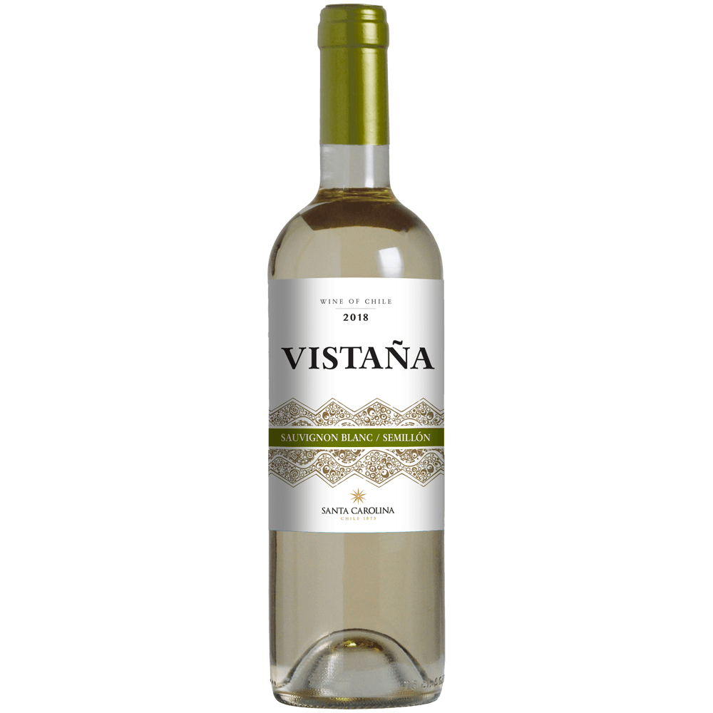 Vinho Branco Chileno Santa Carolina Vistaña Sauvignon Blanc Semillón 750 ml